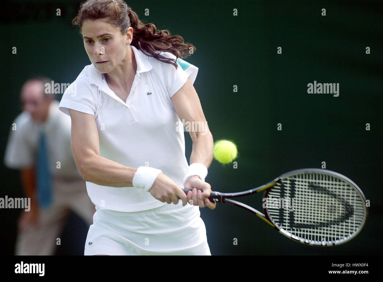 NATHALIE DECHY FRANCE WIMBLEDON LONDON ENGLAND 23 June 2003 Stock Photo ...