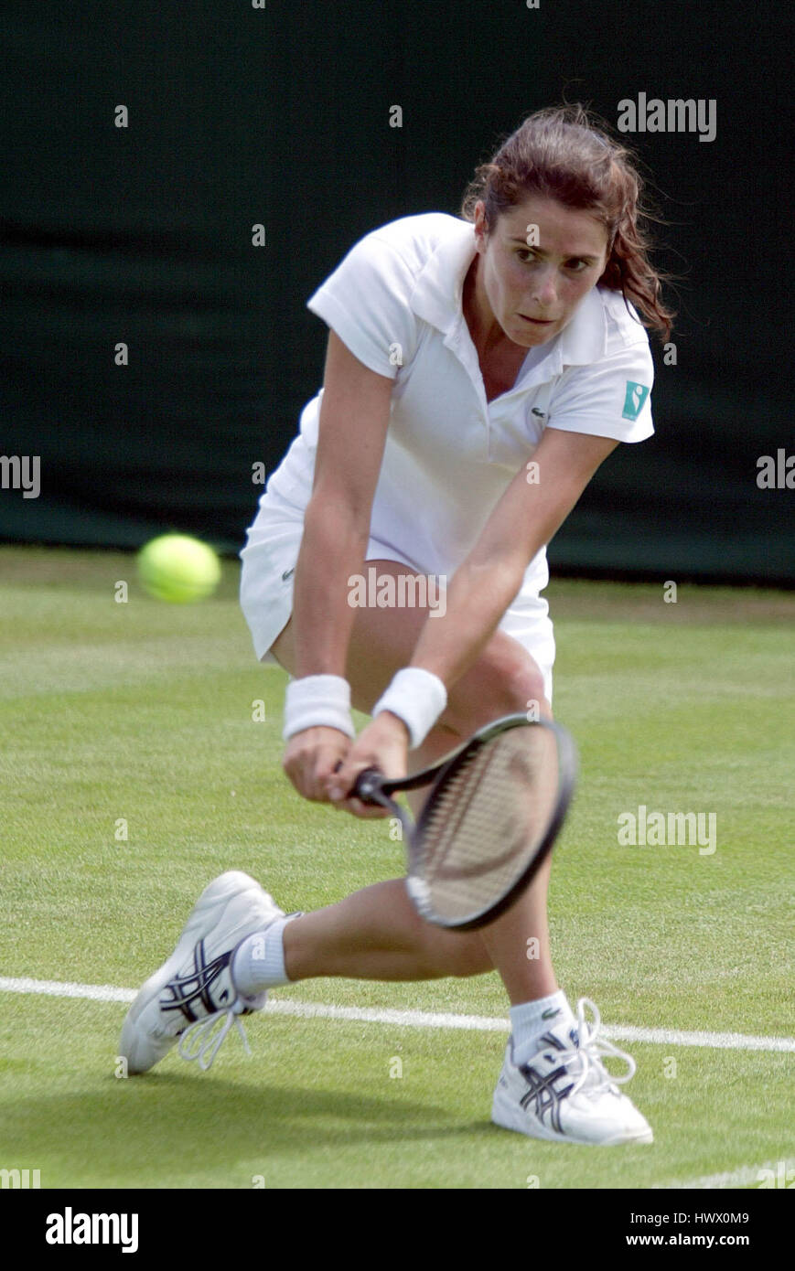 NATHALIE DECHY FRANCE WIMBLEDON LONDON ENGLAND 26 June 2003 Stock Photo ...