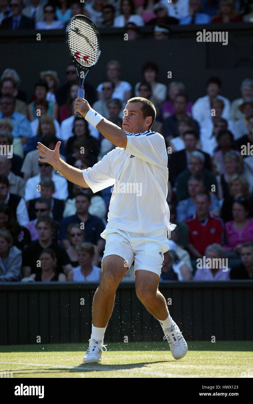 SCOTT DRAPER AUSTRALIA WIMBLEDON WIMBLEDON LONDON 27 June 2002 Stock ...
