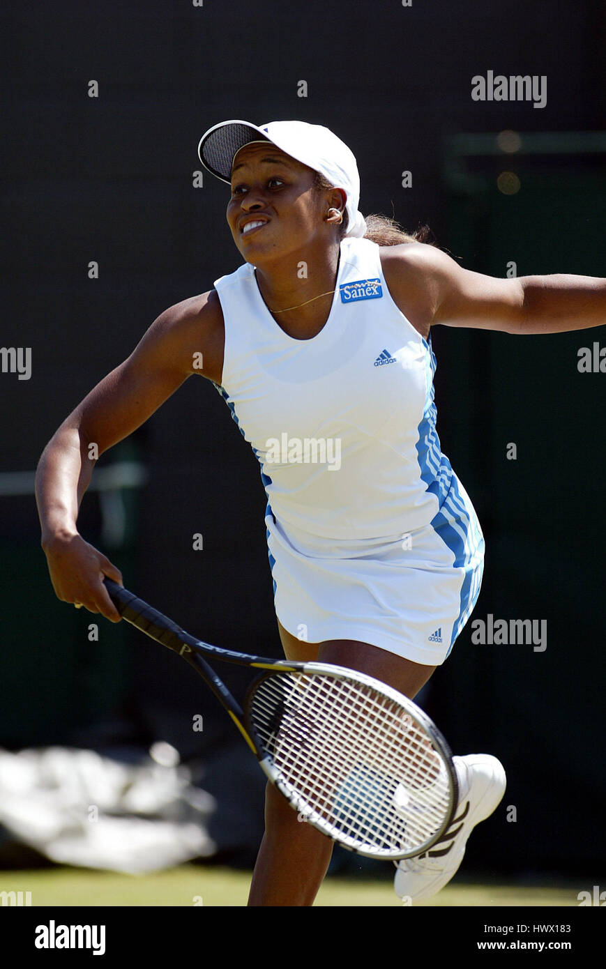 CHANDA RUBIN WIMBLEDON CHAMPIONSHIPS 26 June 2002 Stock Photo - Alamy