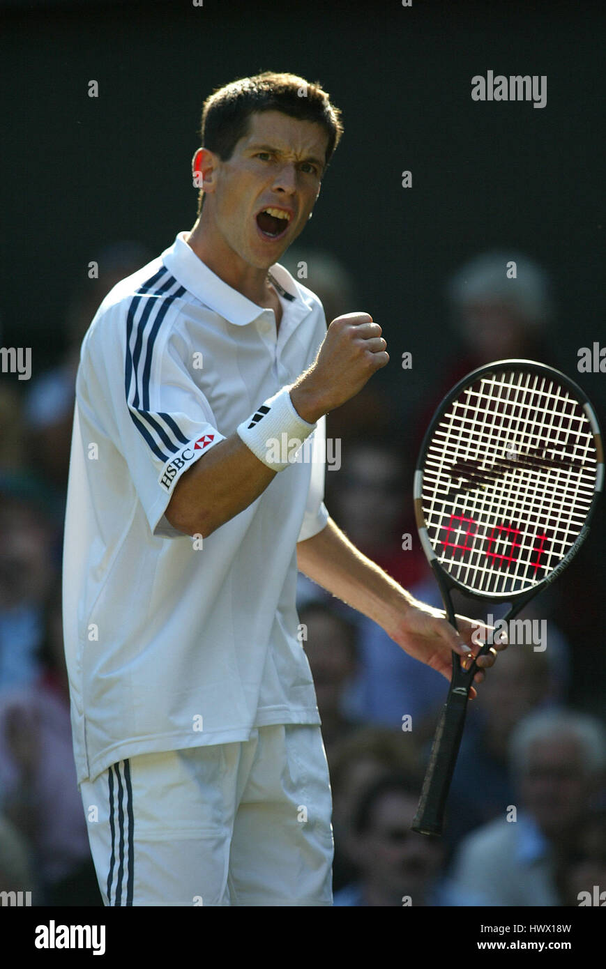 TIM HENMAN WIMBLEDON CHAMPIONSHIPS 27 June 2002 Stock Photo - Alamy