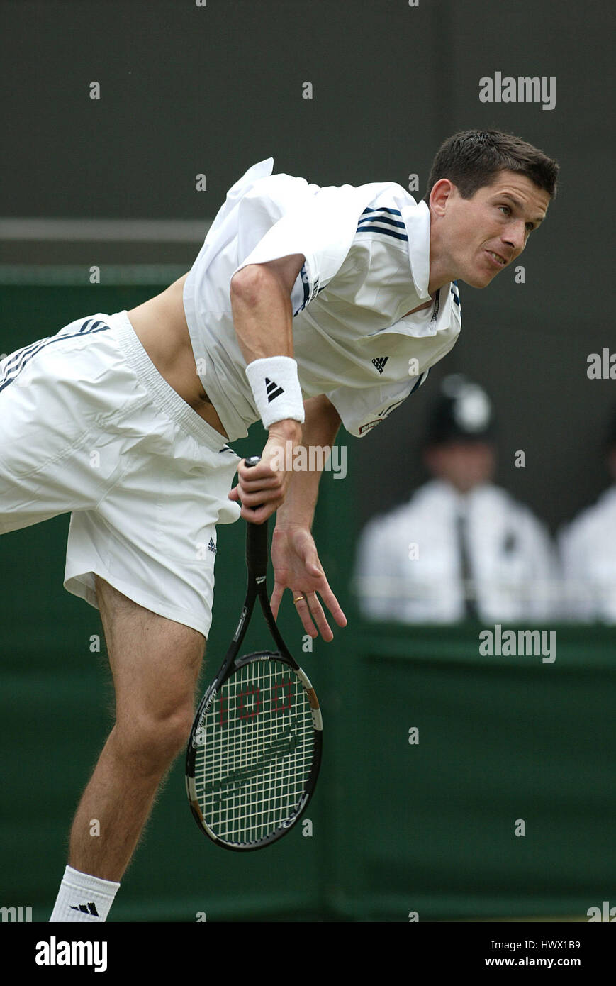 TIM HENMAN WIMBLEDON CHAMPIONSHIPS WIMBLEDON WIMBLEDON LONDON 25 June ...
