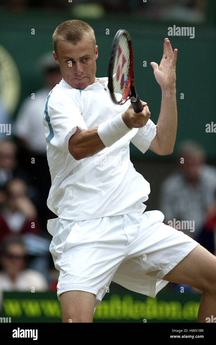 Lleyton hewitt 2002 wimbledon hi-res stock photography and images - Alamy
