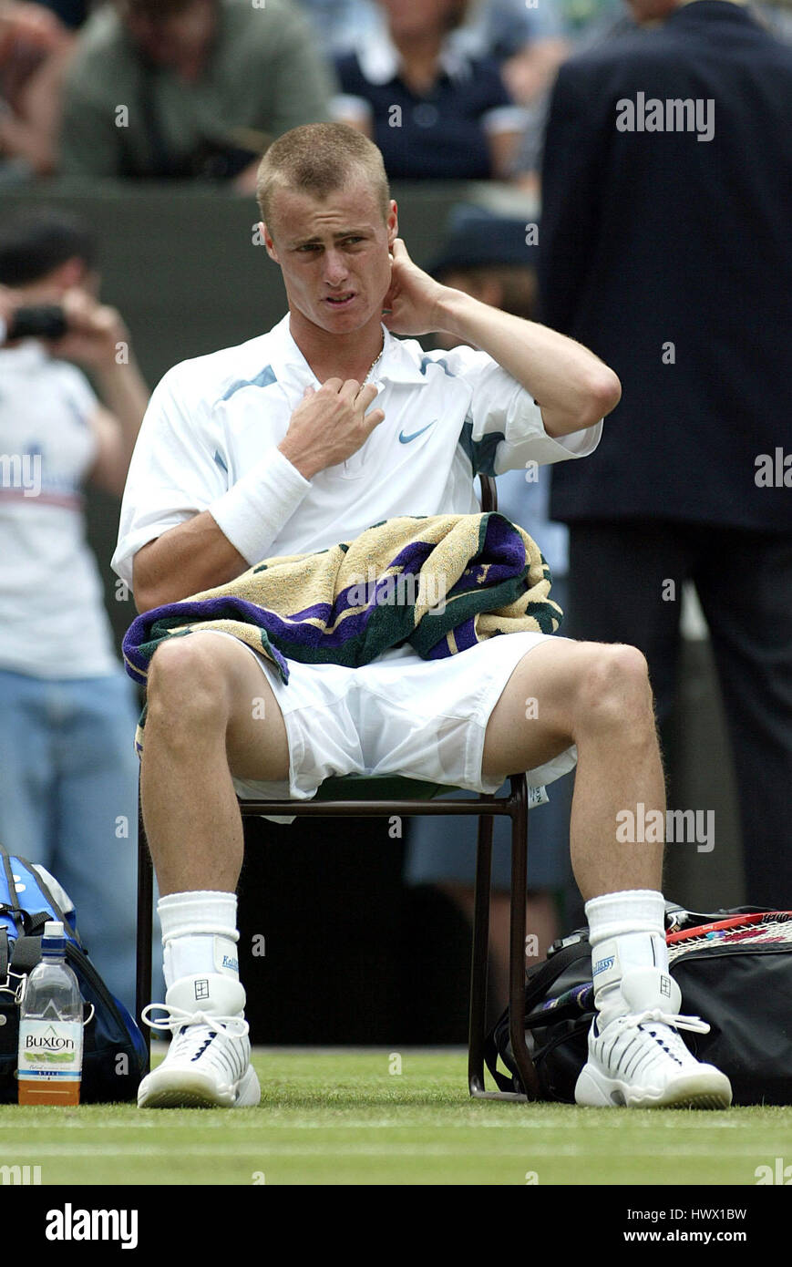 LLEYTON HEWITT WIMBLEDON CHAMPIONSHIPS WIMBLEDON WIMBLEDON LONDON 25 ...