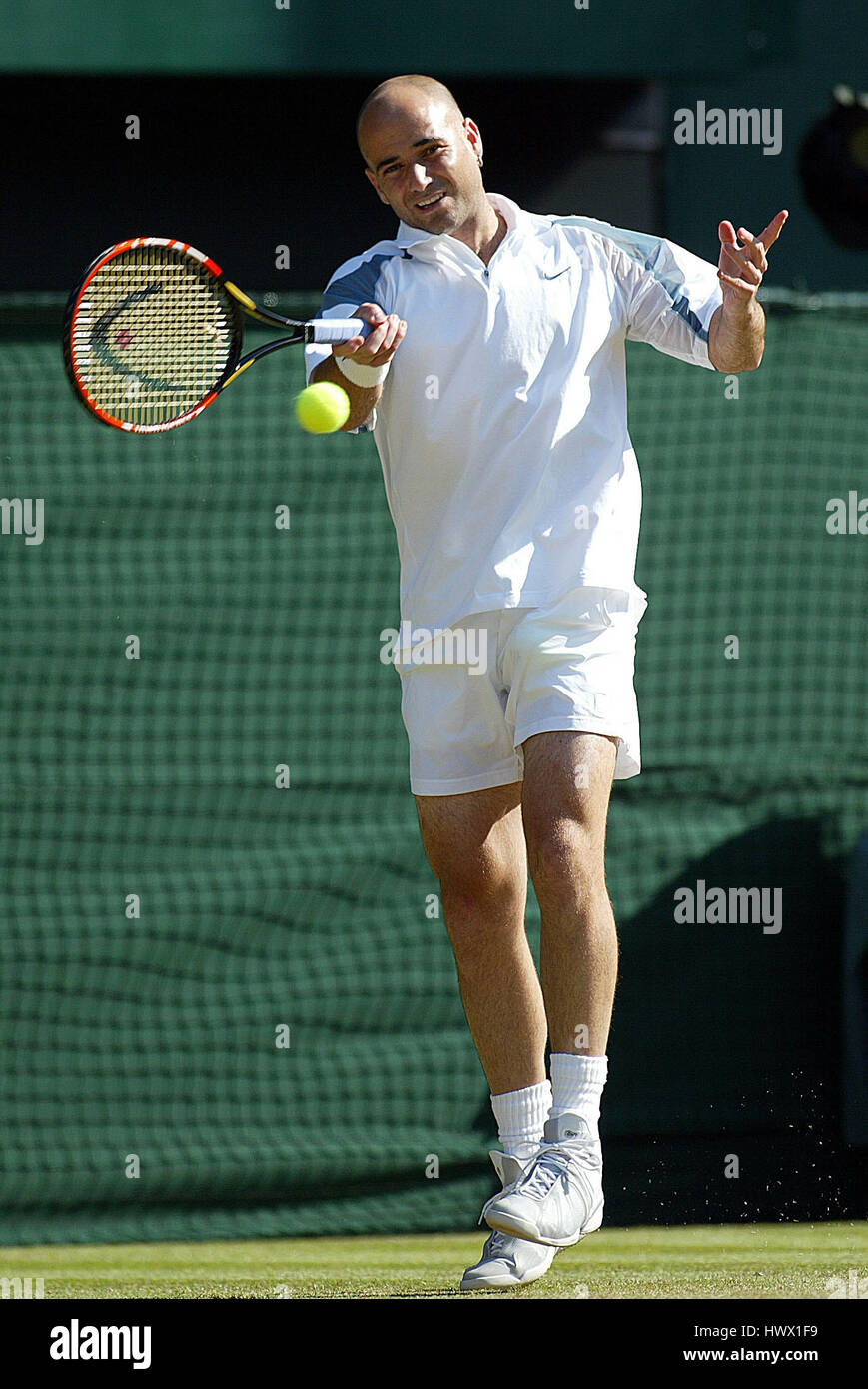 ANDRE AGASSI WIMBLEDON CHAMPIONSHIPS WIMBLEDON WIMBLEDON LONDON 26 June ...