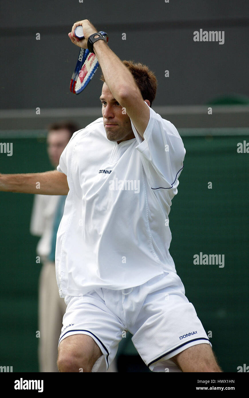 GREG RUSEDSKI WIMBLEDON CHAMPIONSHIPS 24 June 2002 Stock Photo - Alamy