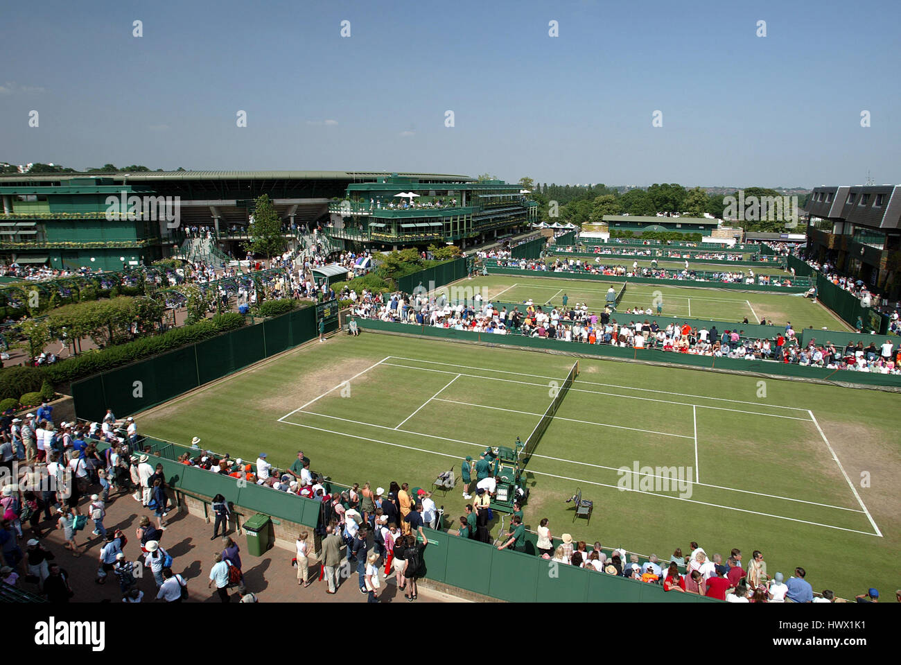 OUTSIDE COURTS & COURT 1 WIMBLEDON CHAMPIONSHIPS 2003 WIMBLEDON LONDON ...