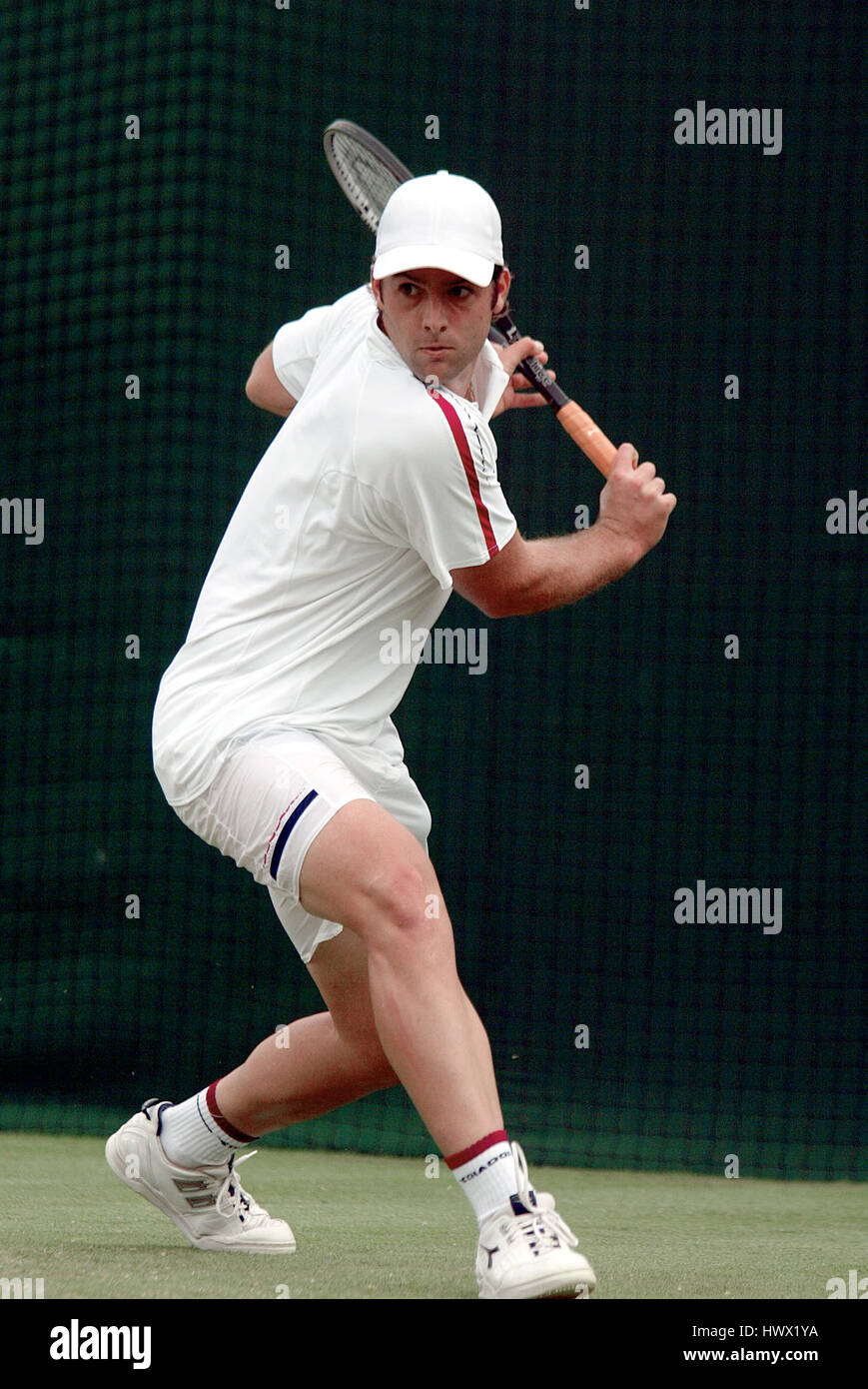 AGUSTIN CALLERI ARGENTINA WIMBLEDON LONDON ENGLAND 25 June 2003 Stock ...