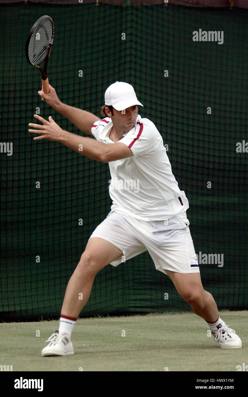 AGUSTIN CALLERI ARGENTINA WIMBLEDON LONDON ENGLAND 25 June 2003 Stock ...