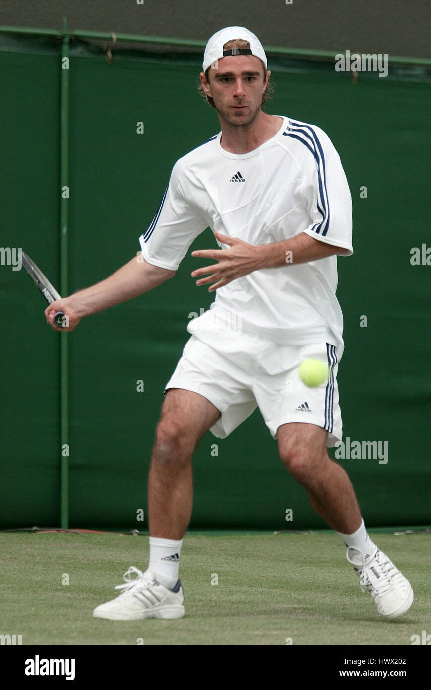 OLIVIER MUTIS FRANCE WIMBLEDON LONDON ENGLAND 25 June 2003 Stock Photo ...