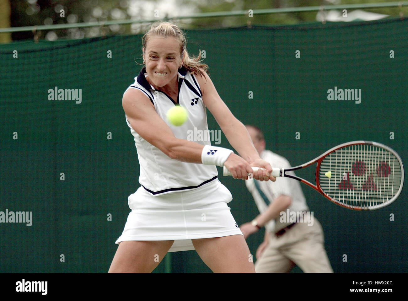 MAGDALENA MALEEVA BULGARIA WIMBLEDON LONDON ENGLAND 25 June 2003 Stock ...