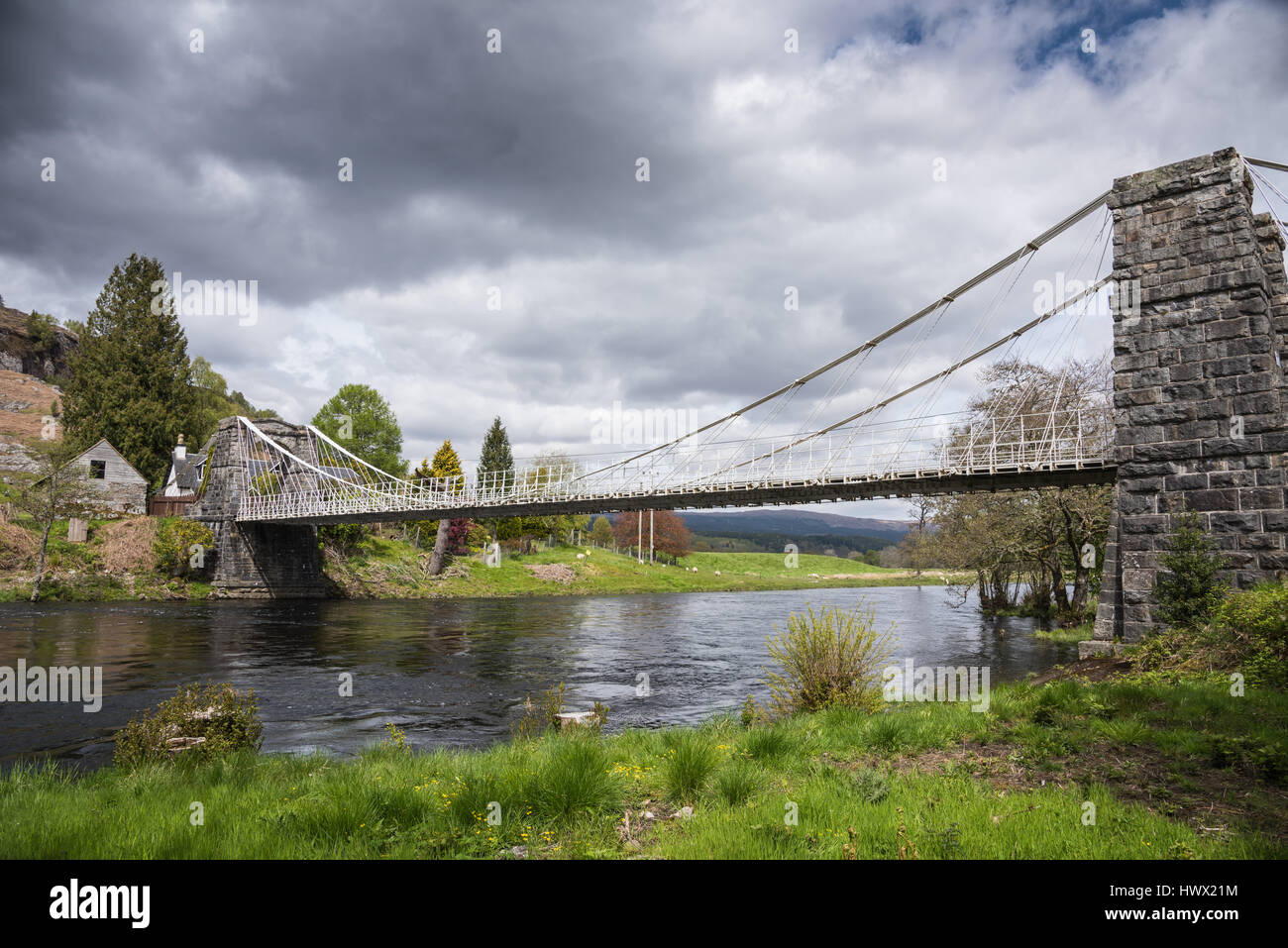 Bridge of Oich, Aberchalder, Highlands, Scotland Stock Photo - Alamy