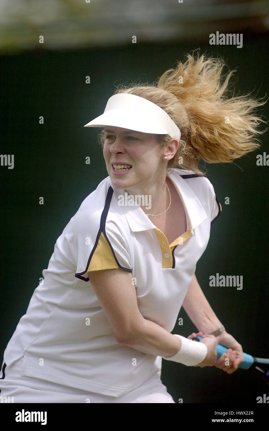 AMY FRAZIER USA WIMBLEDON LONDON ENGLAND 25 June 2003 Stock Photo - Alamy