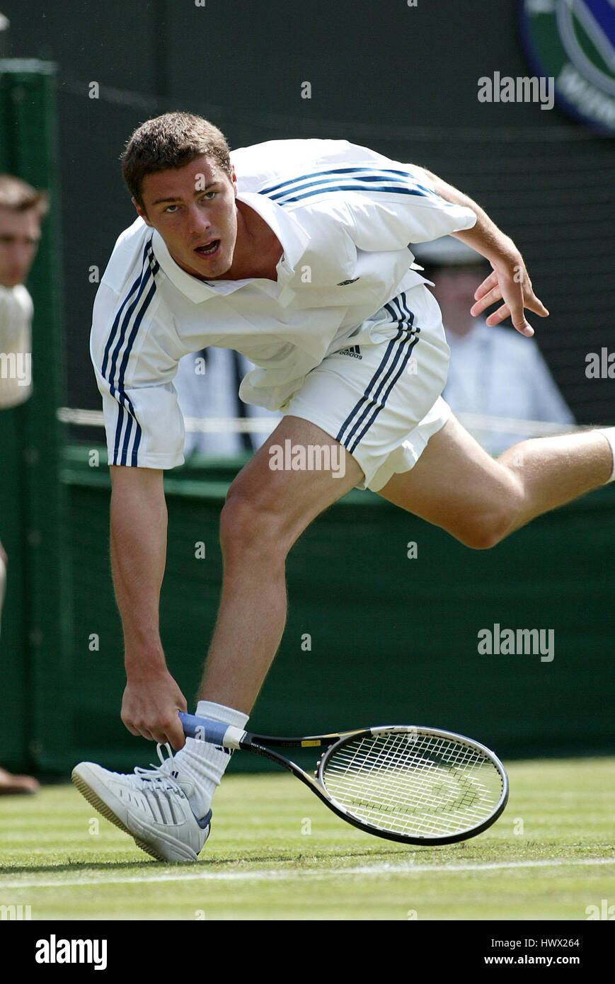 MARAT SAFIN WIMBLEDON CHAMPIONSHIPS 24 June 2002 Stock Photo - Alamy