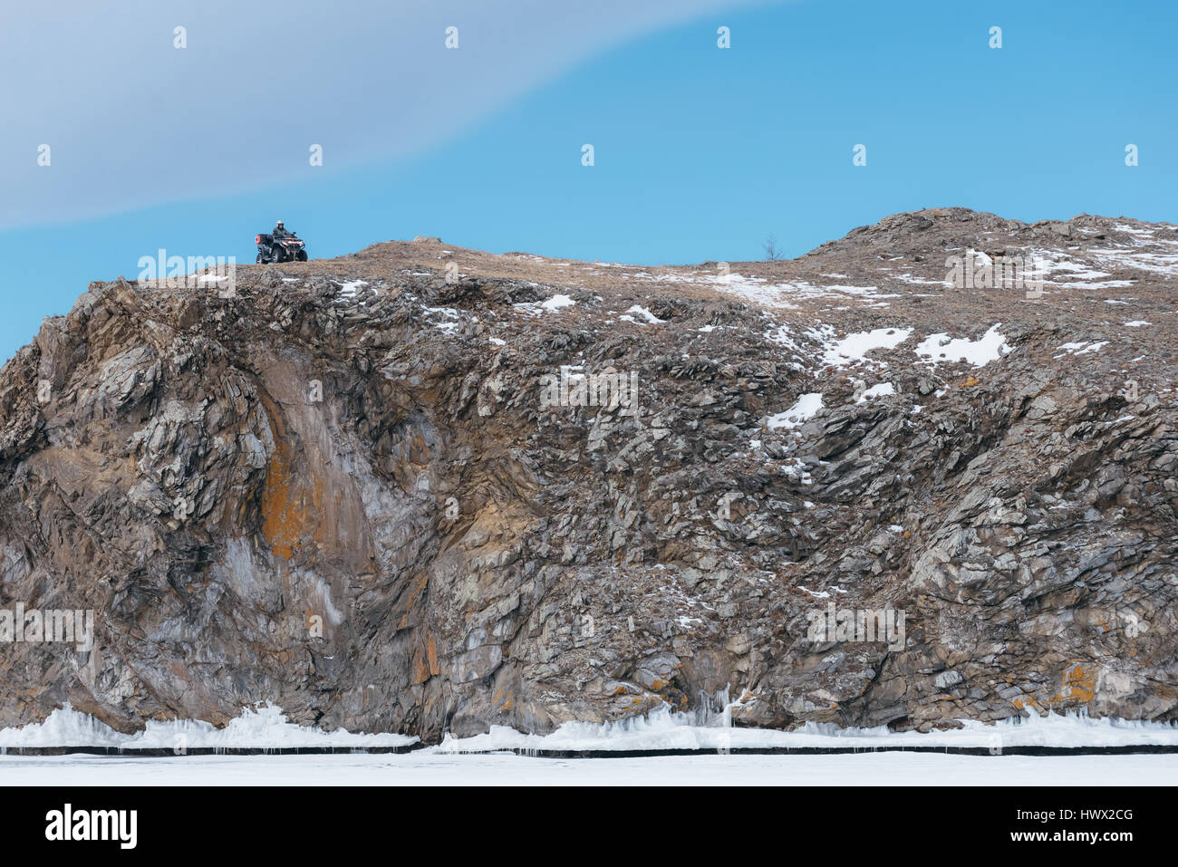Atv quad ice hi-res stock photography and images - Alamy