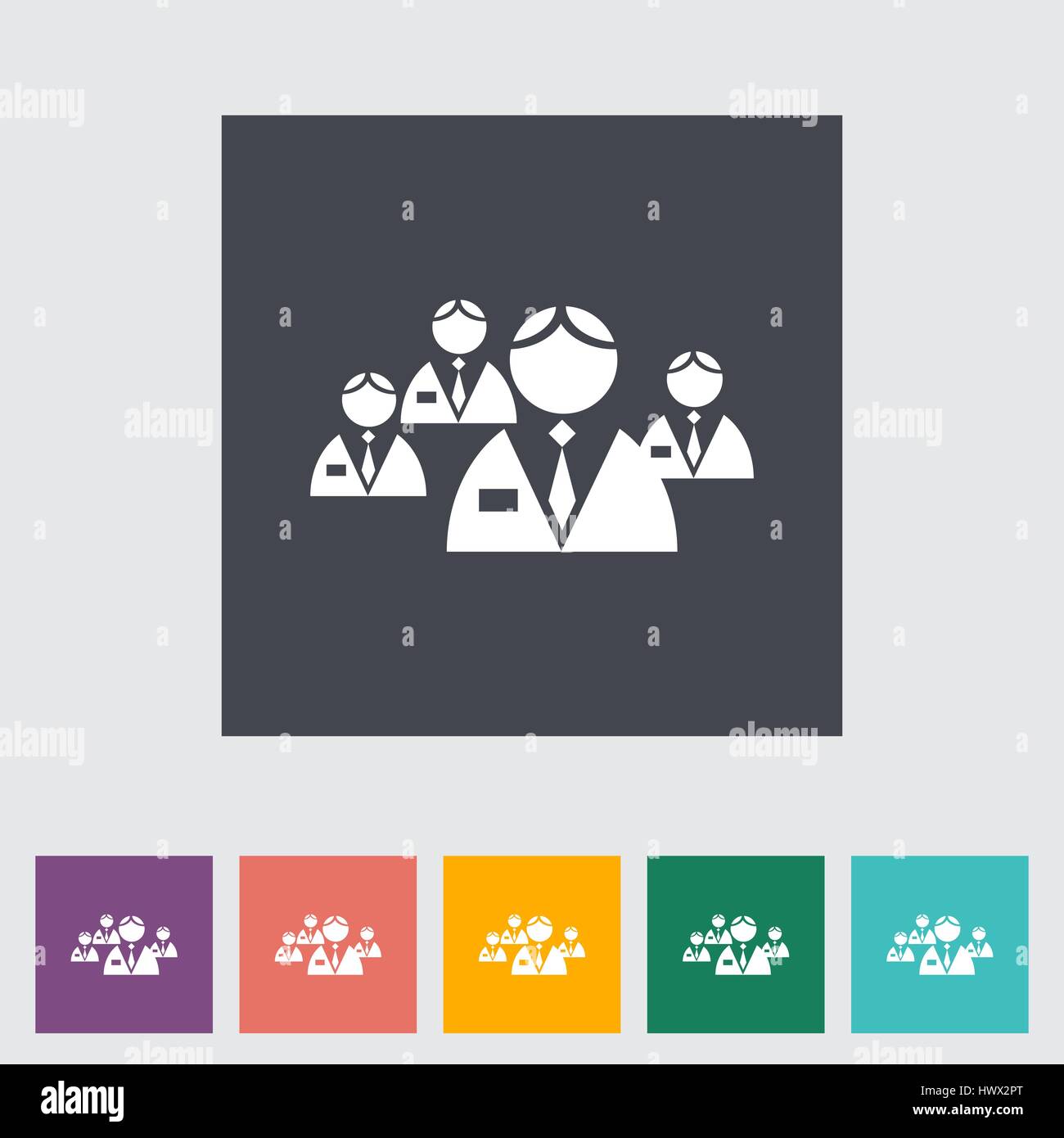 Network single flat icon. Vector illustration Stock Vector Image & Art ...