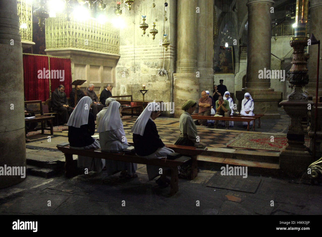 Early in the morning before the arrival of pilgrims from around the ...