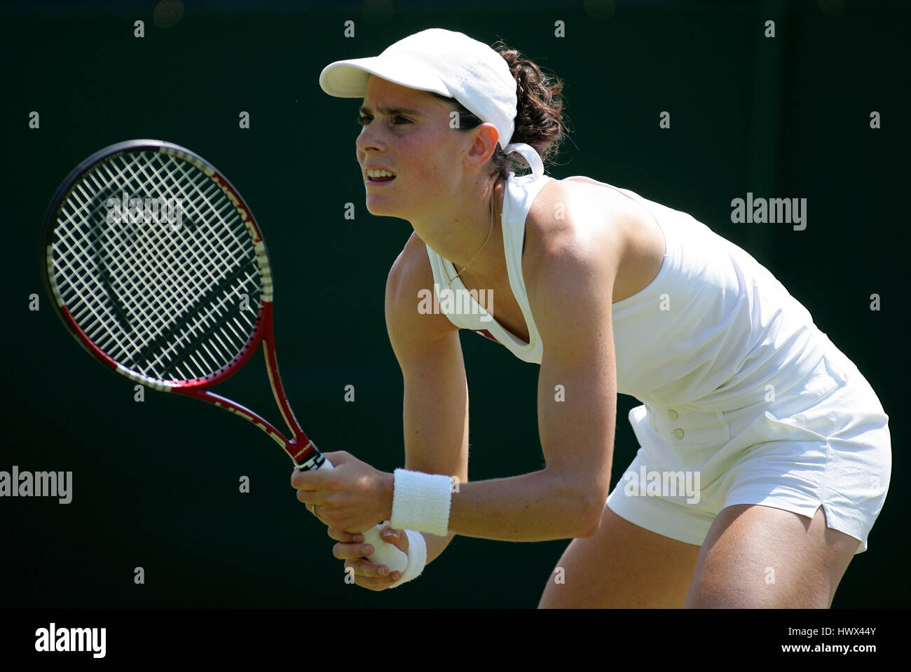 NATHALIE DECHY FRANCE WIMBLEDON 23 June 2005 Stock Photo - Alamy