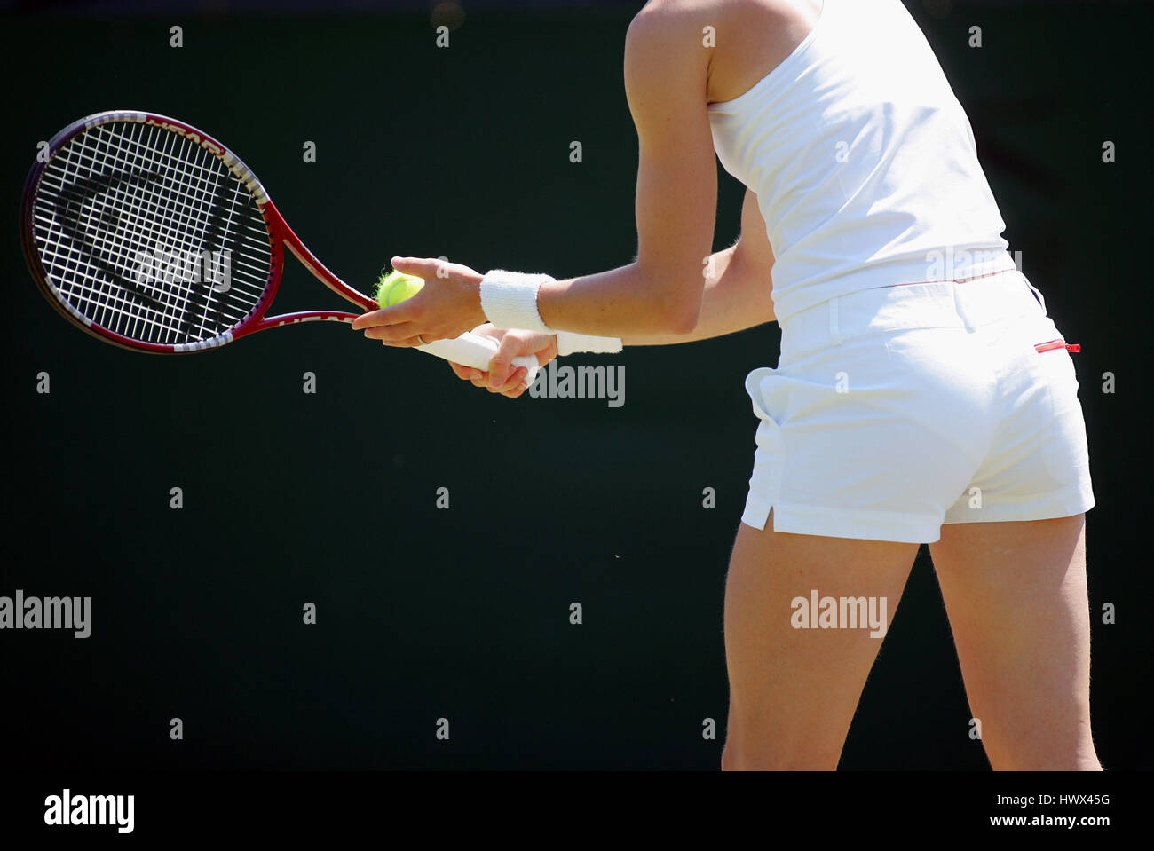NATHALIE DECHY FRANCE WIMBLEDON 23 June 2005 Stock Photo - Alamy