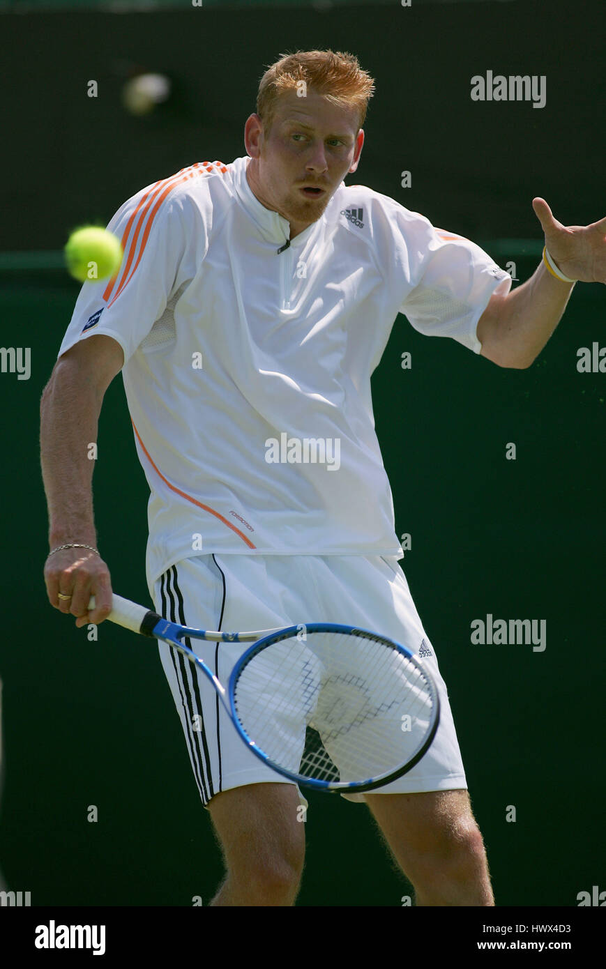 DAVID SHERWOOD ENGLAND WIMBLEDON 22 June 2005 Stock Photo - Alamy