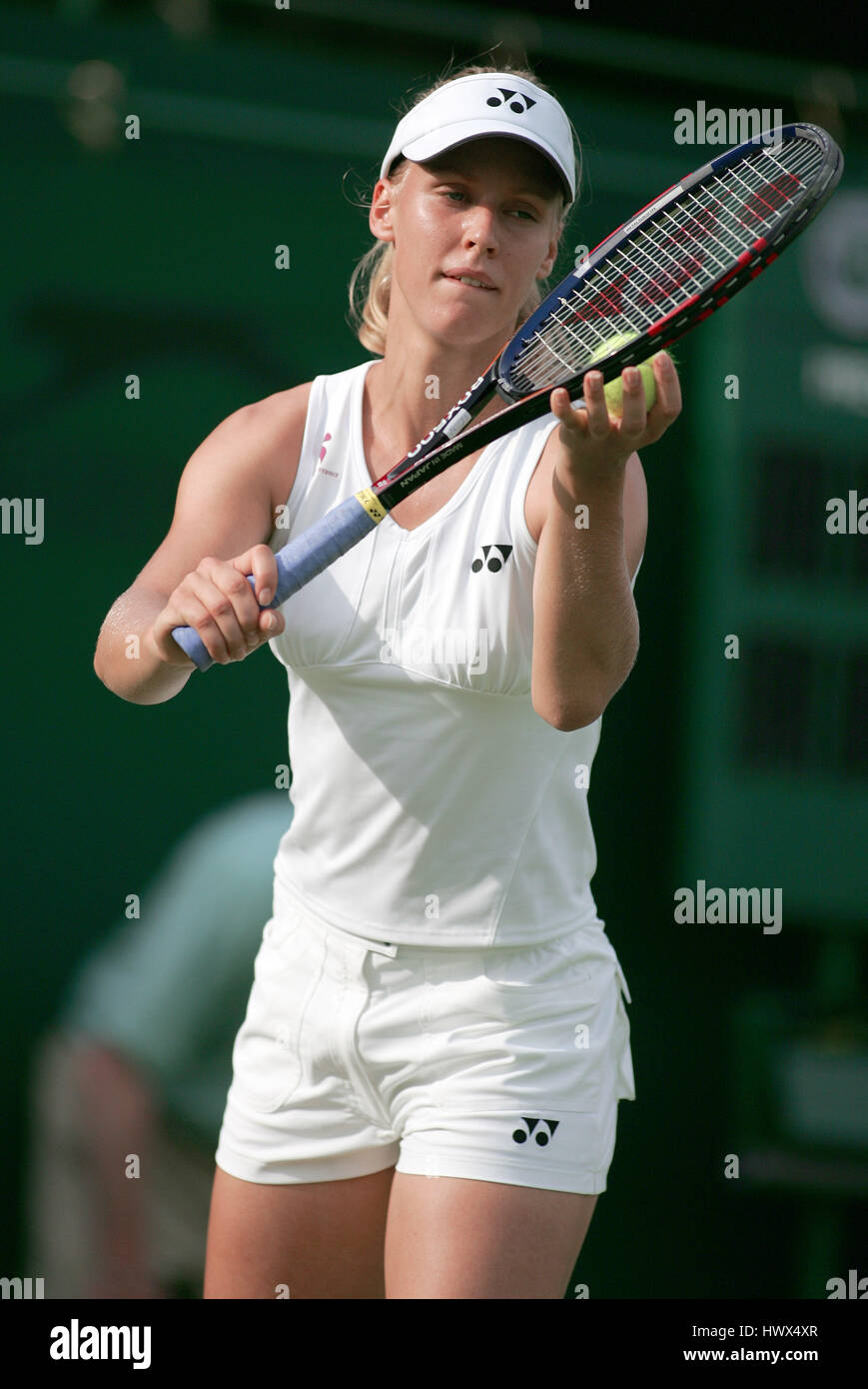 ELENA DEMENTIEVA WIMBLEDON CHAMPIONSHIPS 2005 WIMBLEDON LONDON ENGLAND ...