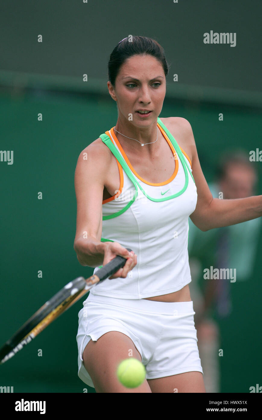 ANASTASIA MYSKINA WIMBLEDON CHAMPIONSHIPS 2005 WIMBLEDON LONDON ENGLAND ...