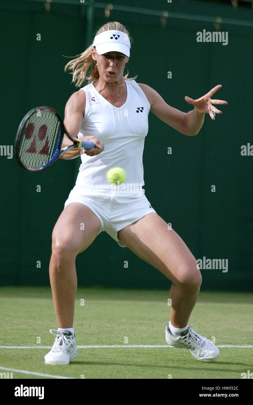 ELENA DEMENTIEVA WIMBLEDON CHAMPIONSHIPS 2005 WIMBLEDON LONDON ENGLAND ...