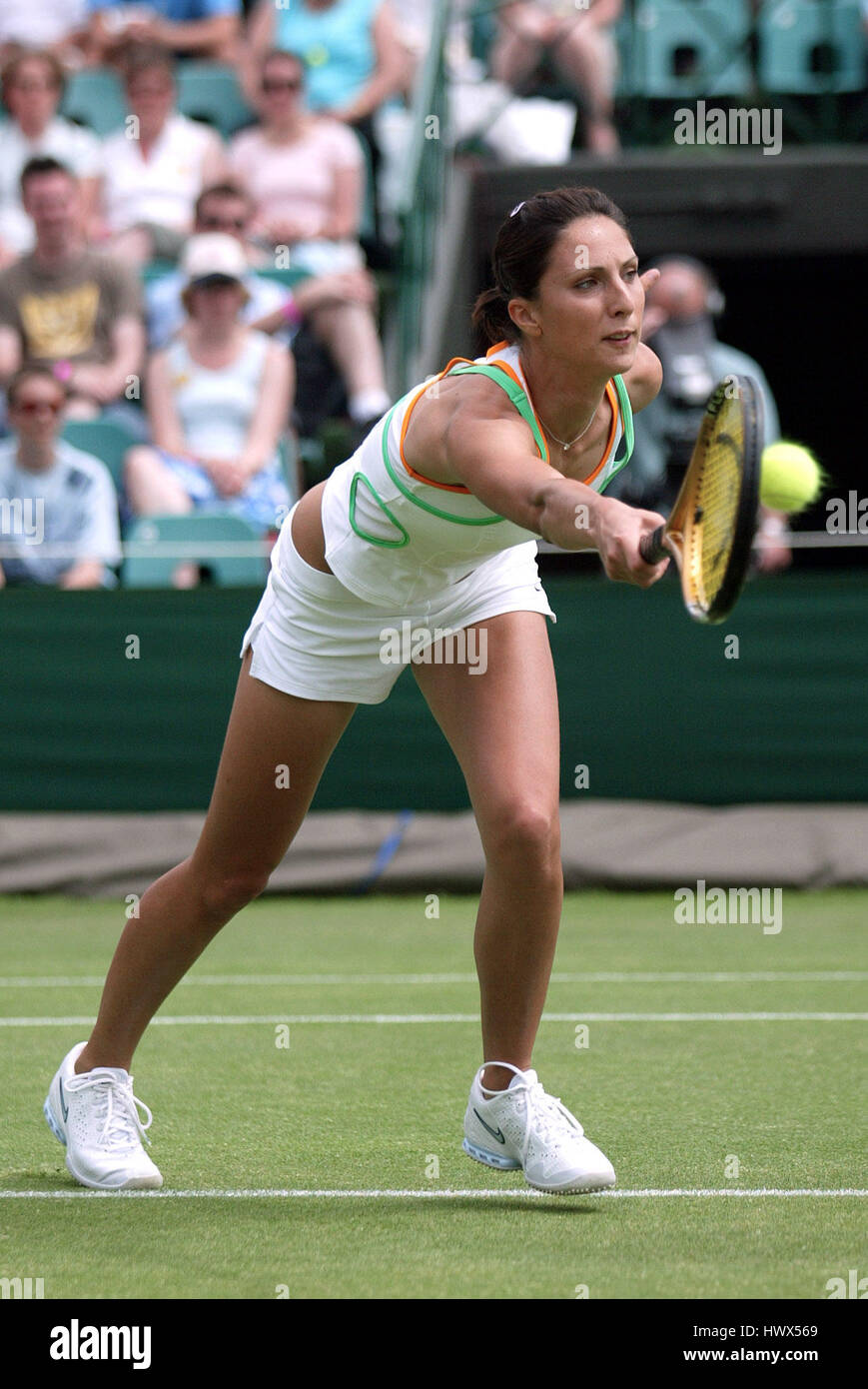 ANASTASIA MYSKINA WIMBLEDON CHAMPIONSHIPS 2005 WIMBLEDON LONDON ENGLAND ...