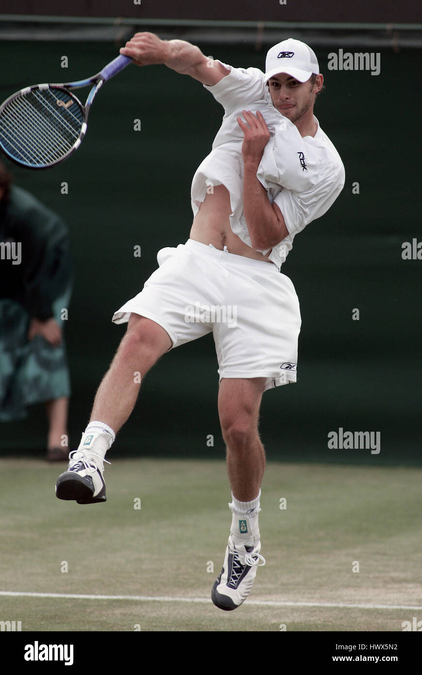 ANDY RODDICK WIMBLEDON CHAMPIONSHIPS 2004 WIMBLEDON LONDON ENGLAND 25 ...