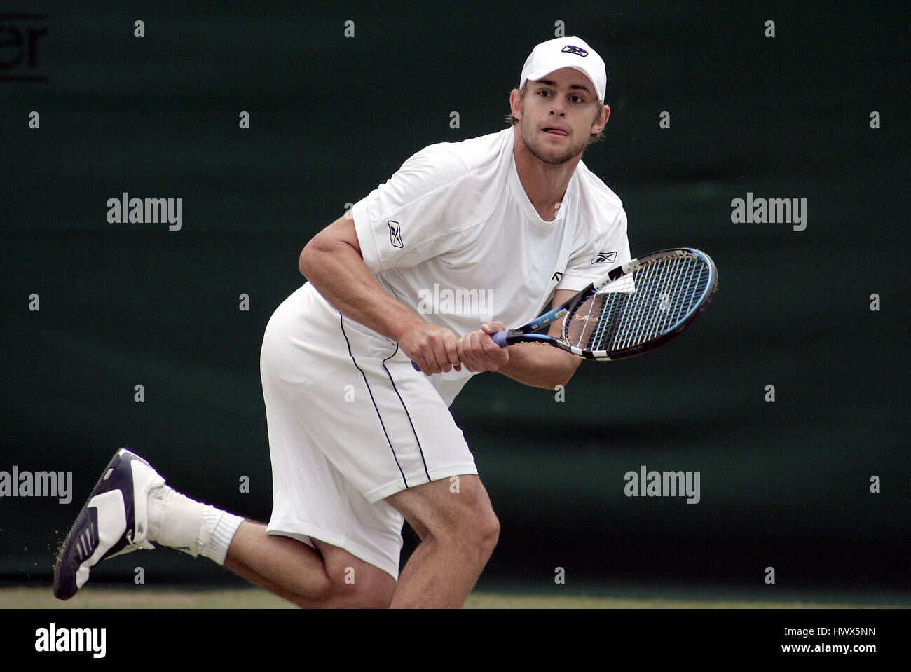 ANDY RODDICK WIMBLEDON CHAMPIONSHIPS 2004 WIMBLEDON LONDON ENGLAND 25 ...