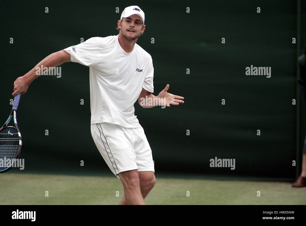ANDY RODDICK WIMBLEDON CHAMPIONSHIPS 2004 WIMBLEDON LONDON ENGLAND 25 ...