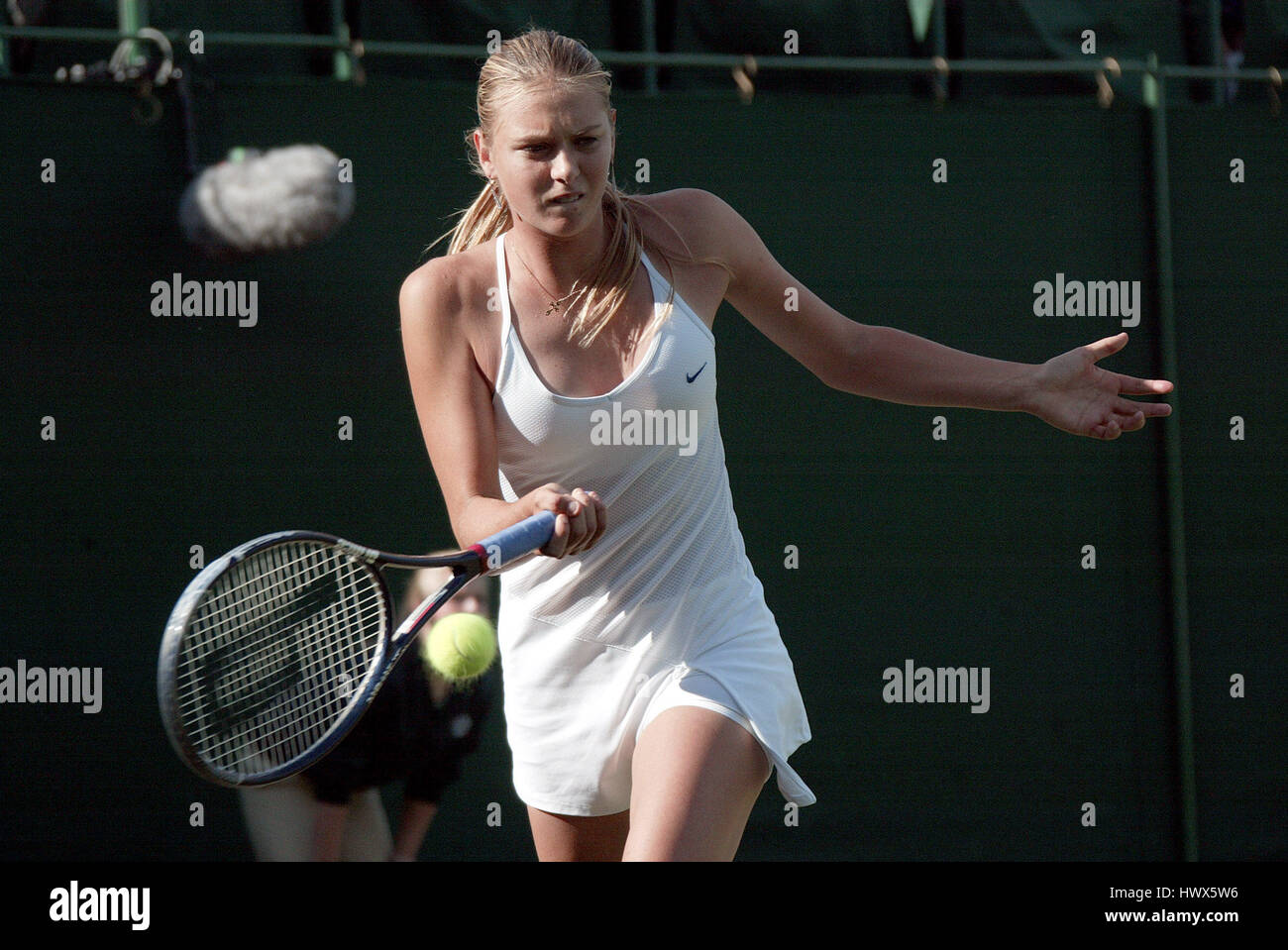 MARIA SHARAPOVA WIMBLEDON CHAMPIONSHIPS 2004 WIMBLEDON LONDON ENGLAND ...