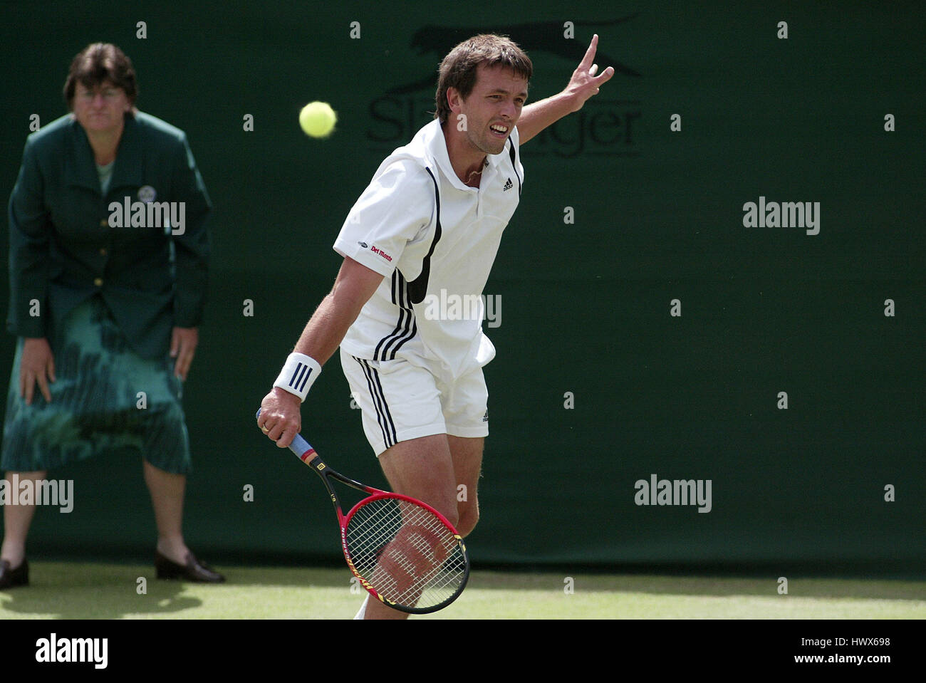 LEE CHILDS WIMBLEDON CHAMPIONSHIPS 2004 WIMBLEDON LONDON ENGLAND 24 ...