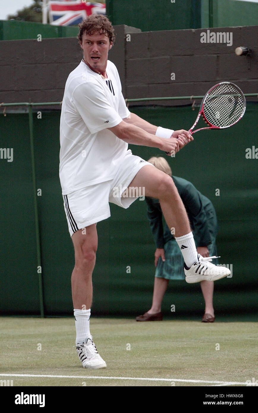 MARAT SAFIN WIMBLEDON CHAMPIONSHIPS 2004 WIMBLEDON LONDON ENGLAND 22 ...