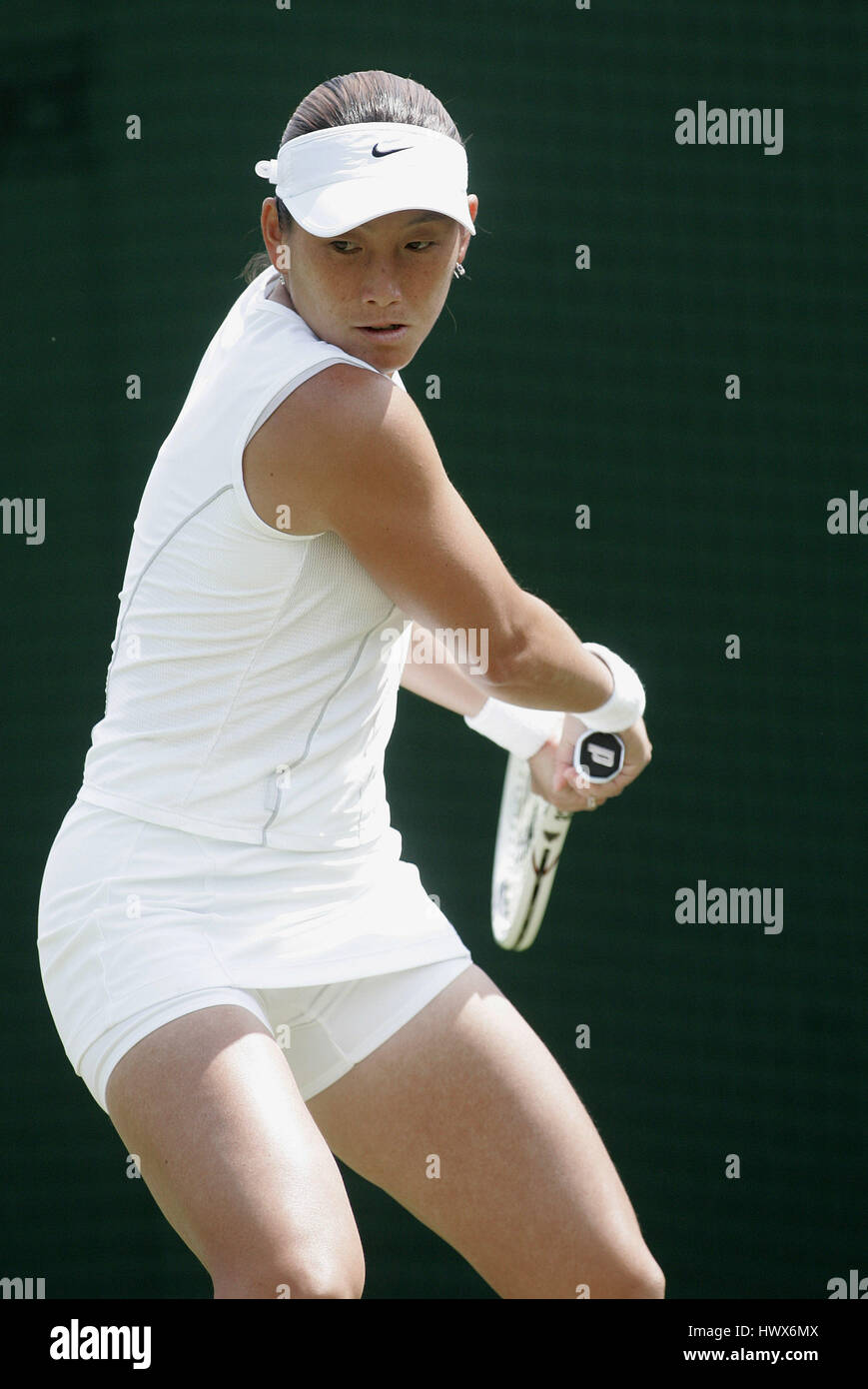AI SUGIYAMA WIMBLEDON CHAMPIONSHIPS 2004 WIMBLEDON LONDON ENGLAND 21 ...