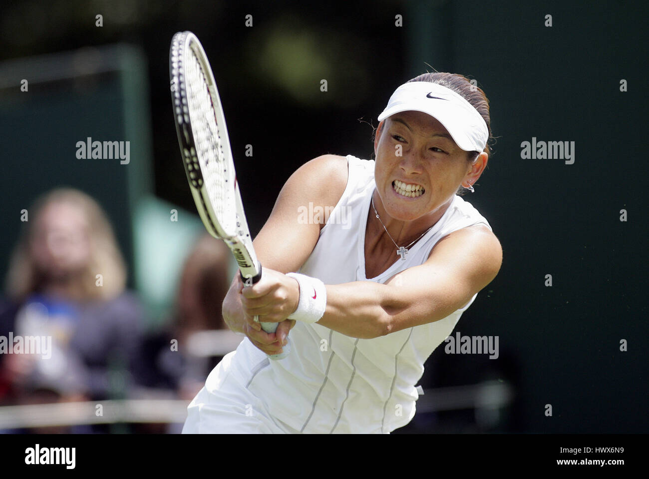 AI SUGIYAMA WIMBLEDON CHAMPIONSHIPS 2004 WIMBLEDON LONDON ENGLAND 21 ...