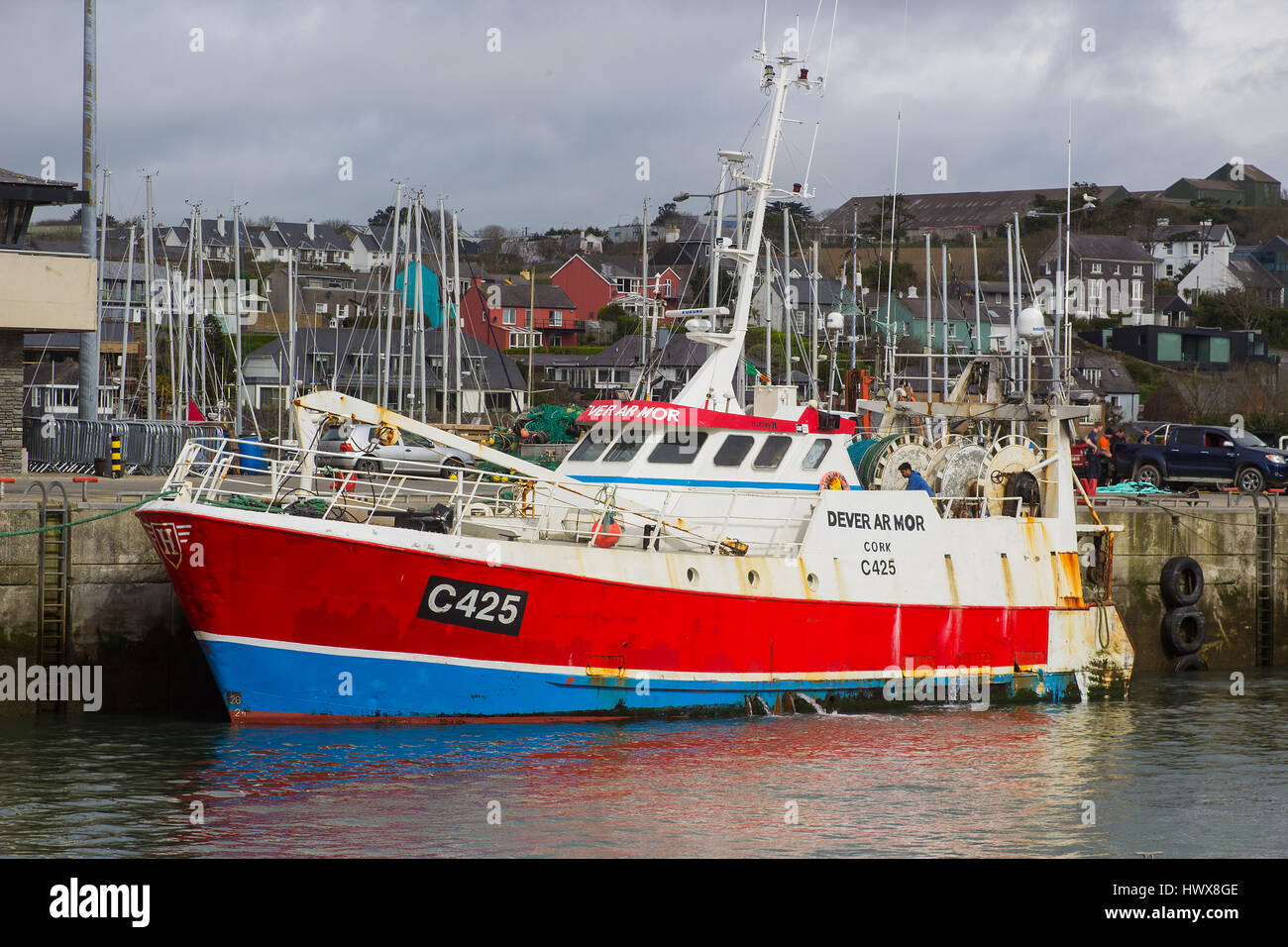 Bow rail od a trawler hi-res stock photography and images - Alamy