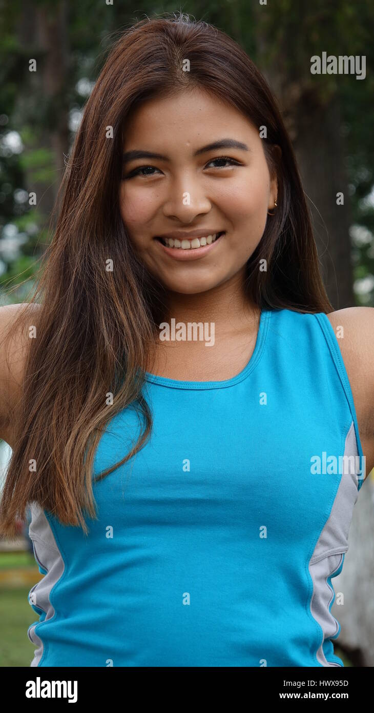 Athletic Fit Girl Stock Photo - Alamy
