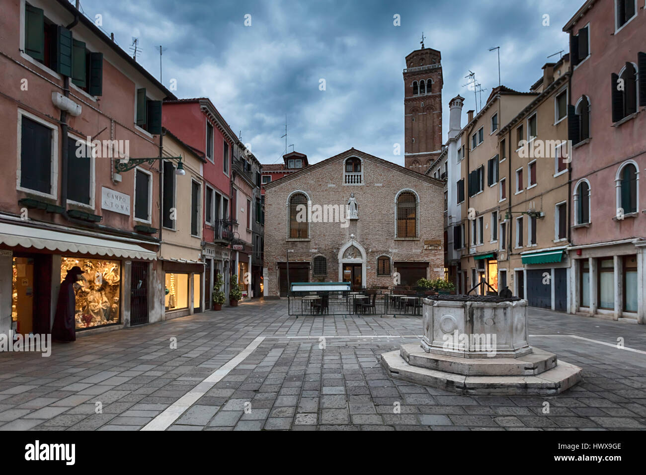 A scary dummy by the showcase in Venice Stock Photo - Alamy