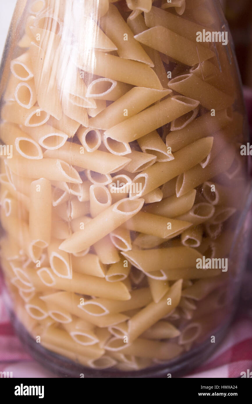 Macaroni italian pasta uncooked Stock Photo - Alamy