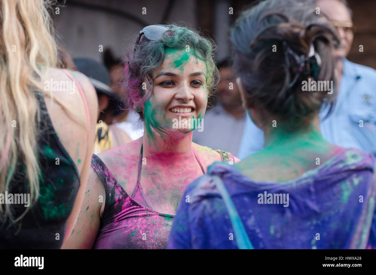 Goa Carnival, India- 25th Feb 2017. Grand Parade, dancing in the ...