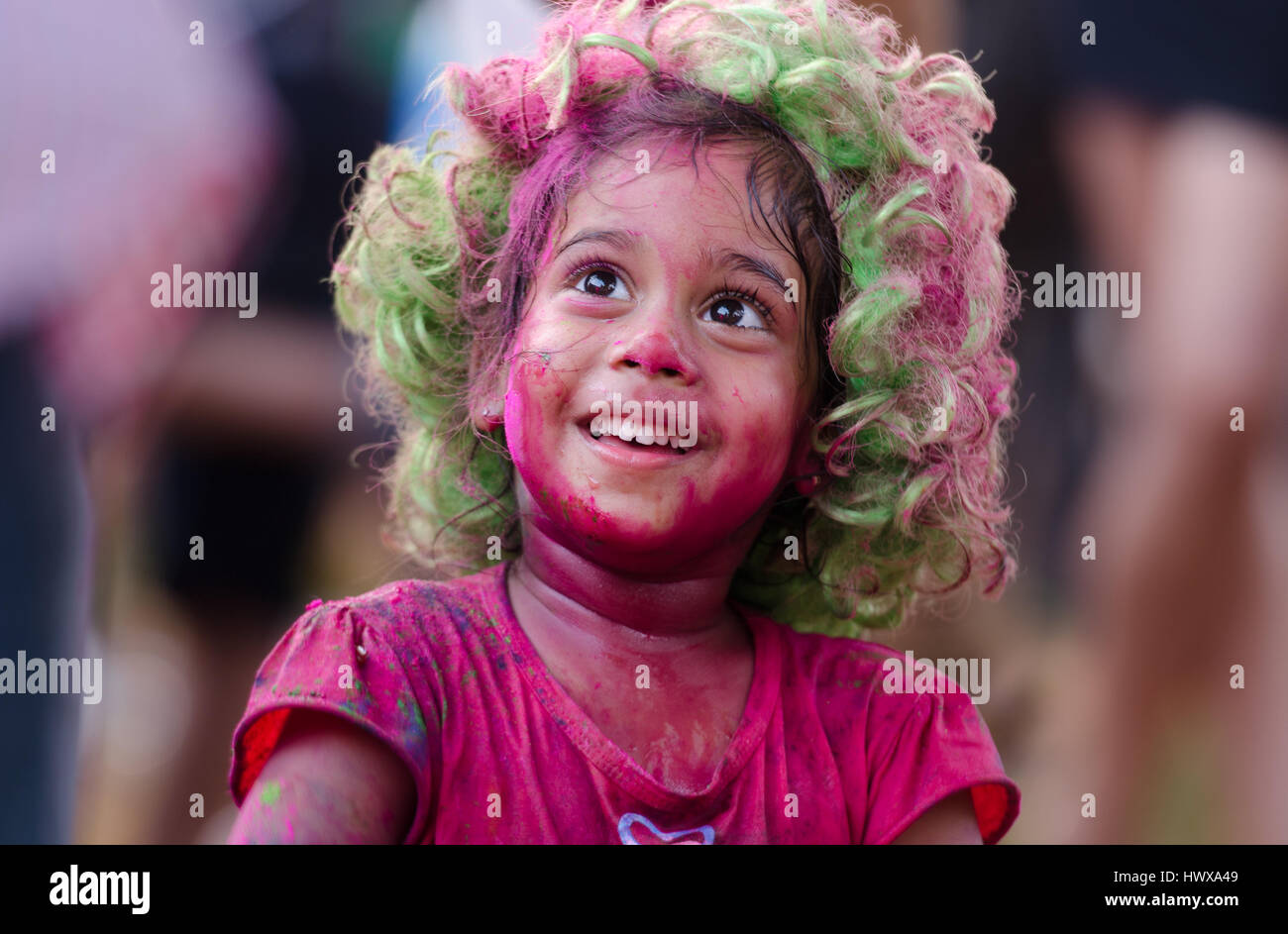 Indian kids dancing hi-res stock photography and images - Alamy