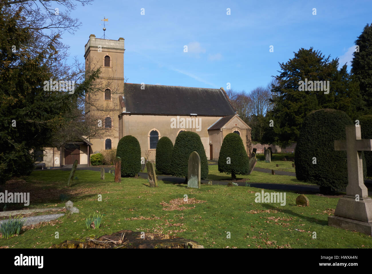 St Michael's Church by Himley Hall Staffordshire UK Stock Photo - Alamy