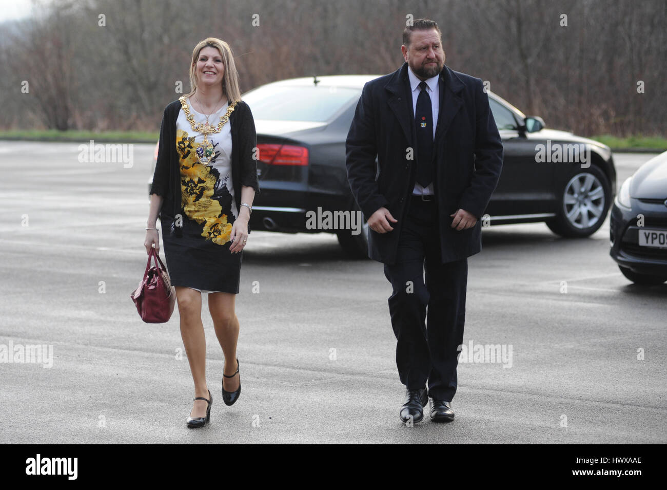 Mayor of Rotherham 2016/17 councillor Lyndsay Pitchley Stock Photo - Alamy