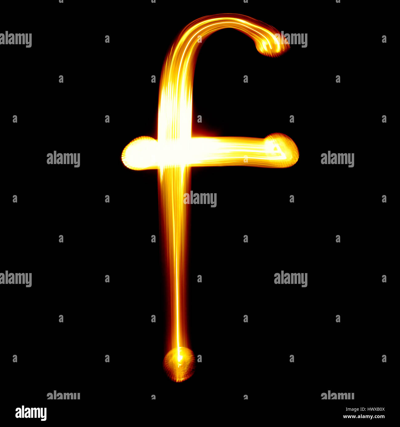 Neon letter f hi-res stock photography and images - Alamy