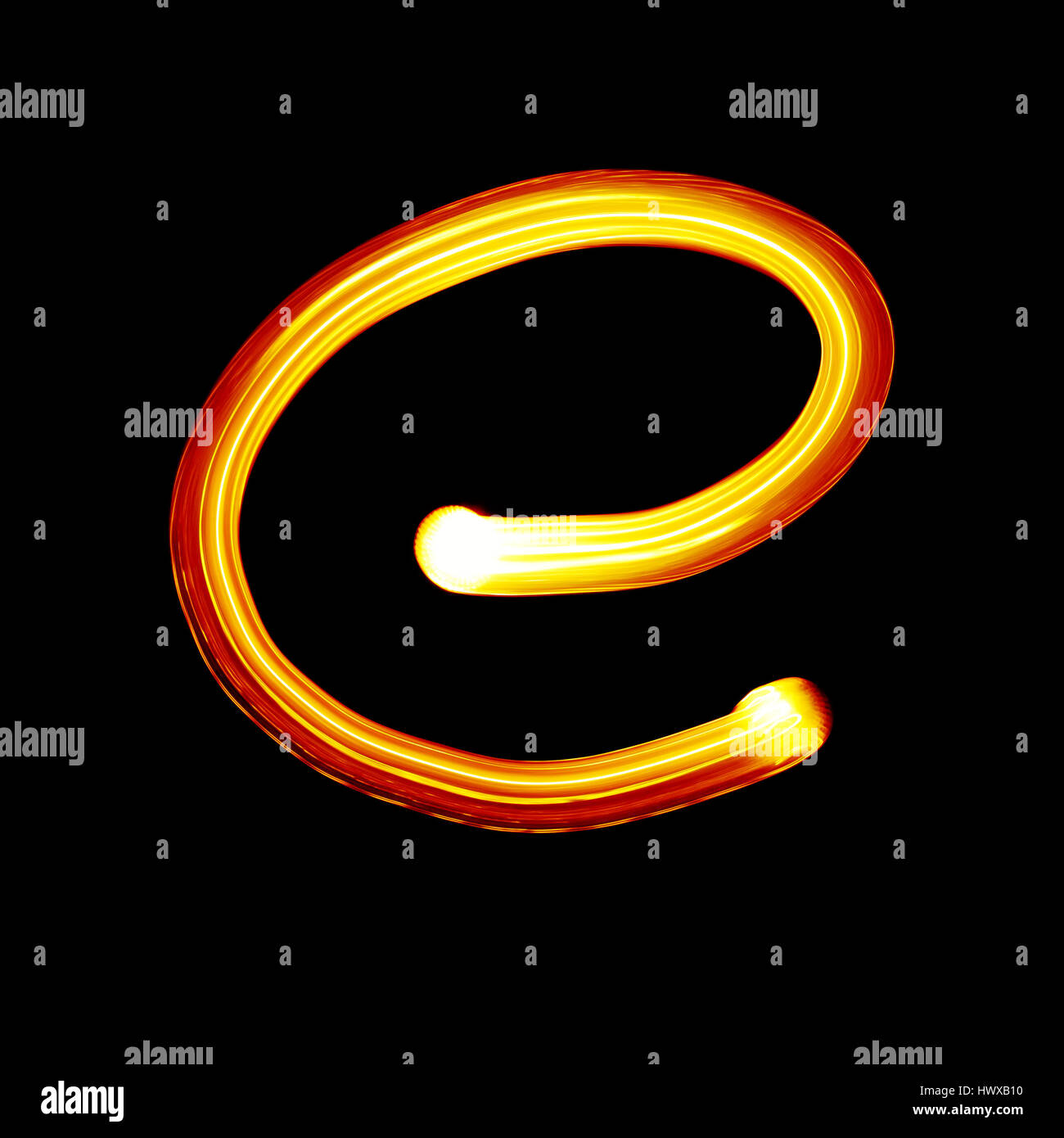 Neon letter e hi-res stock photography and images - Alamy