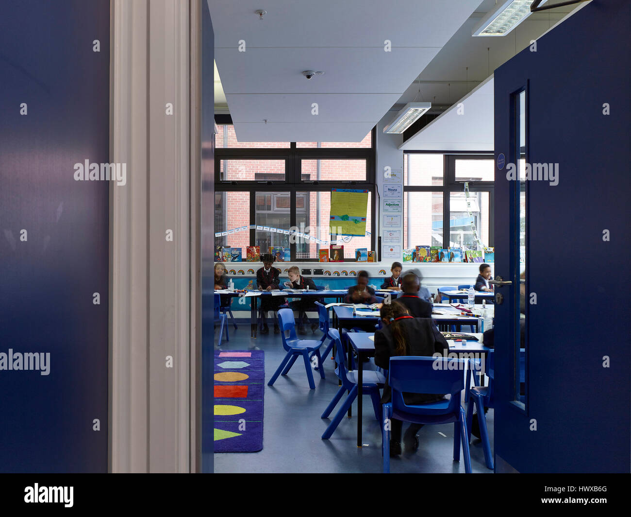 Classroom in use. Wembley High Technology College Primary, North ...