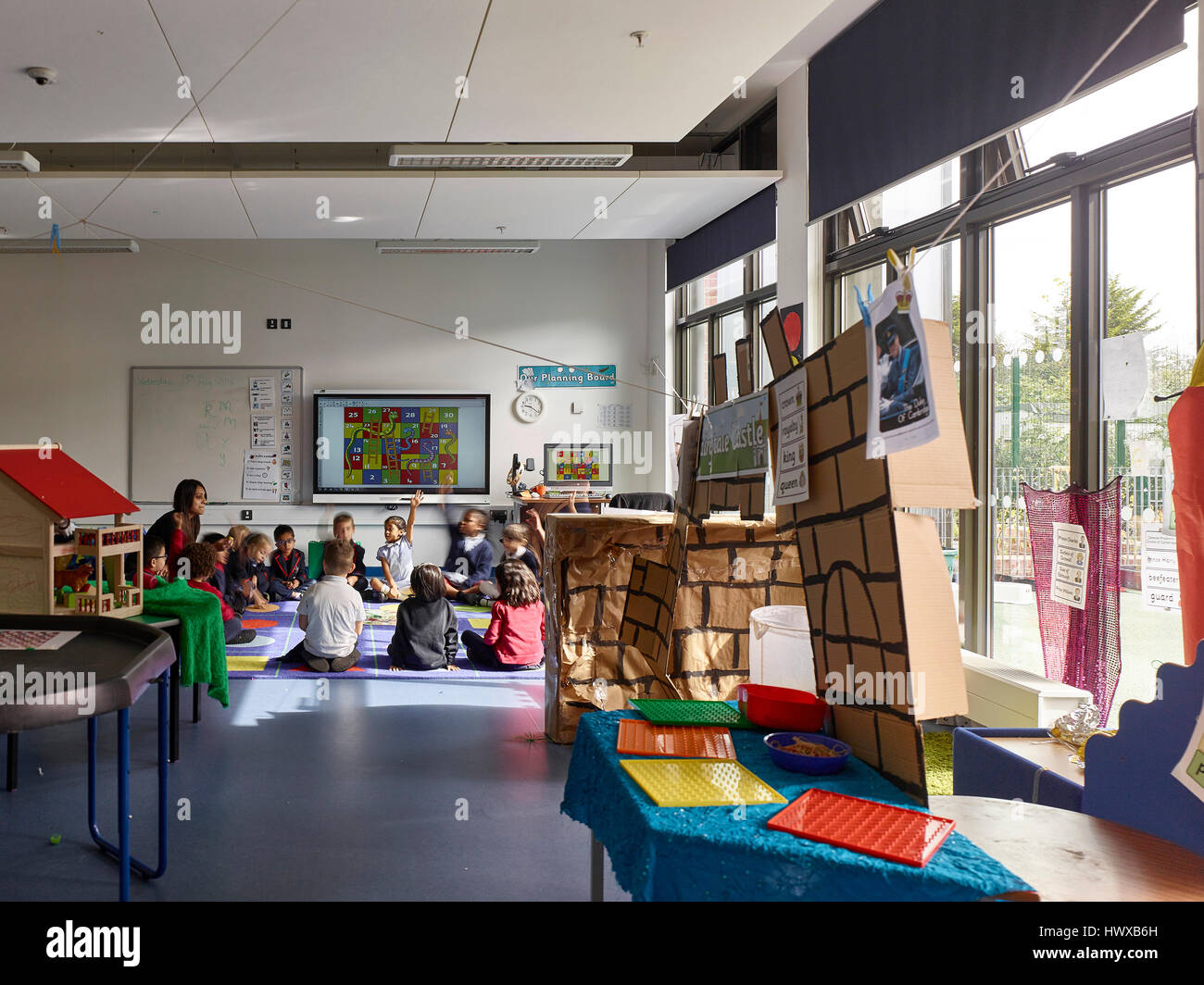 Classroom in use. Wembley High Technology College Primary, North ...