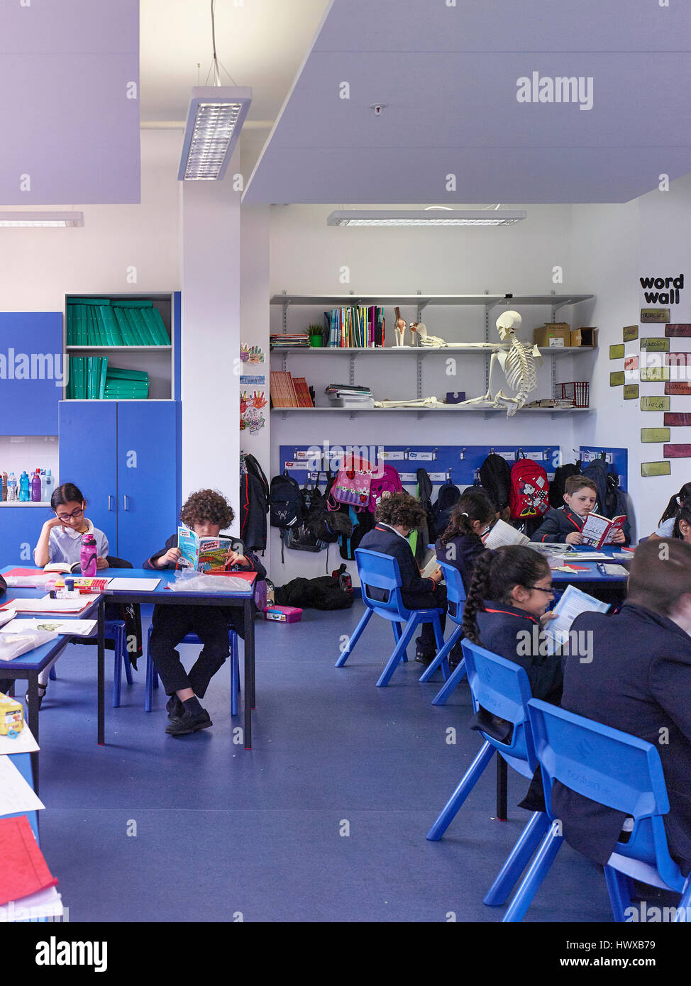 Classroom in use. Wembley High Technology College Primary, North ...