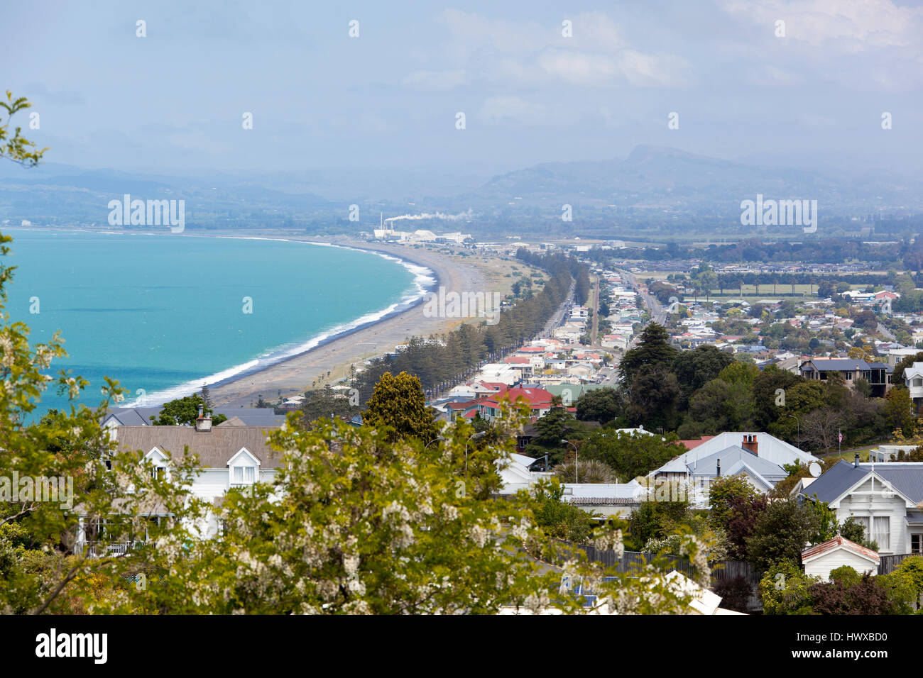 Napier new zealand aerial view hi-res stock photography and images - Alamy